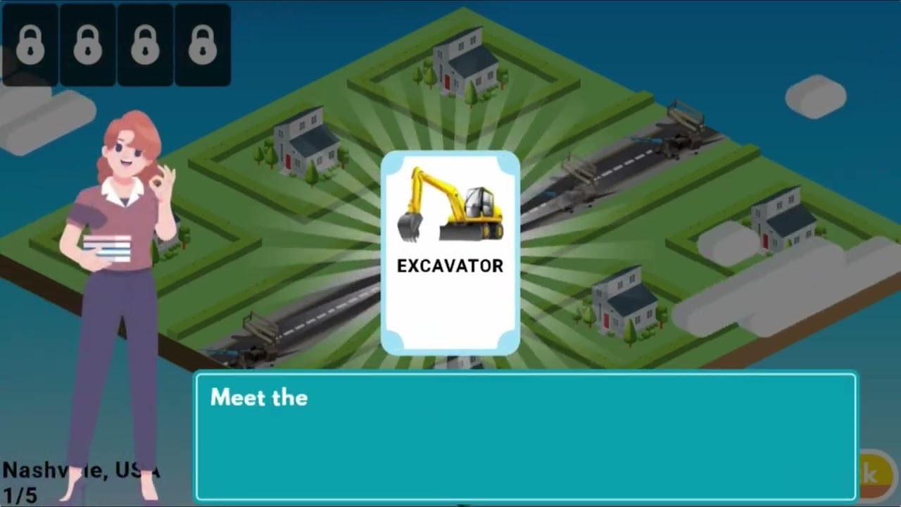 Math Game for Grades 3-5 | Find Area By Counting Unit Squares | Road Planner