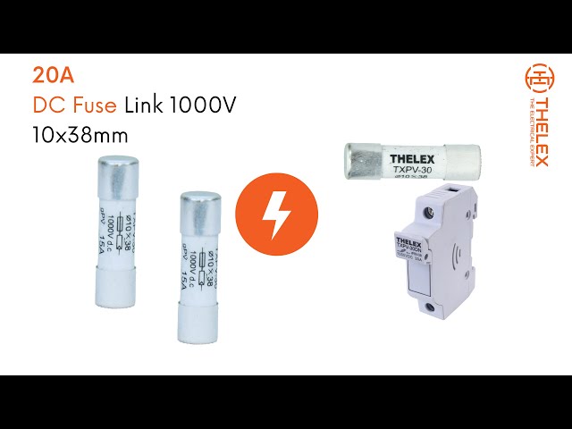 DC Fuse - DC Fuse Link 5A 1000Vdc 10x38mm - Thelex Manufacturer from ...
