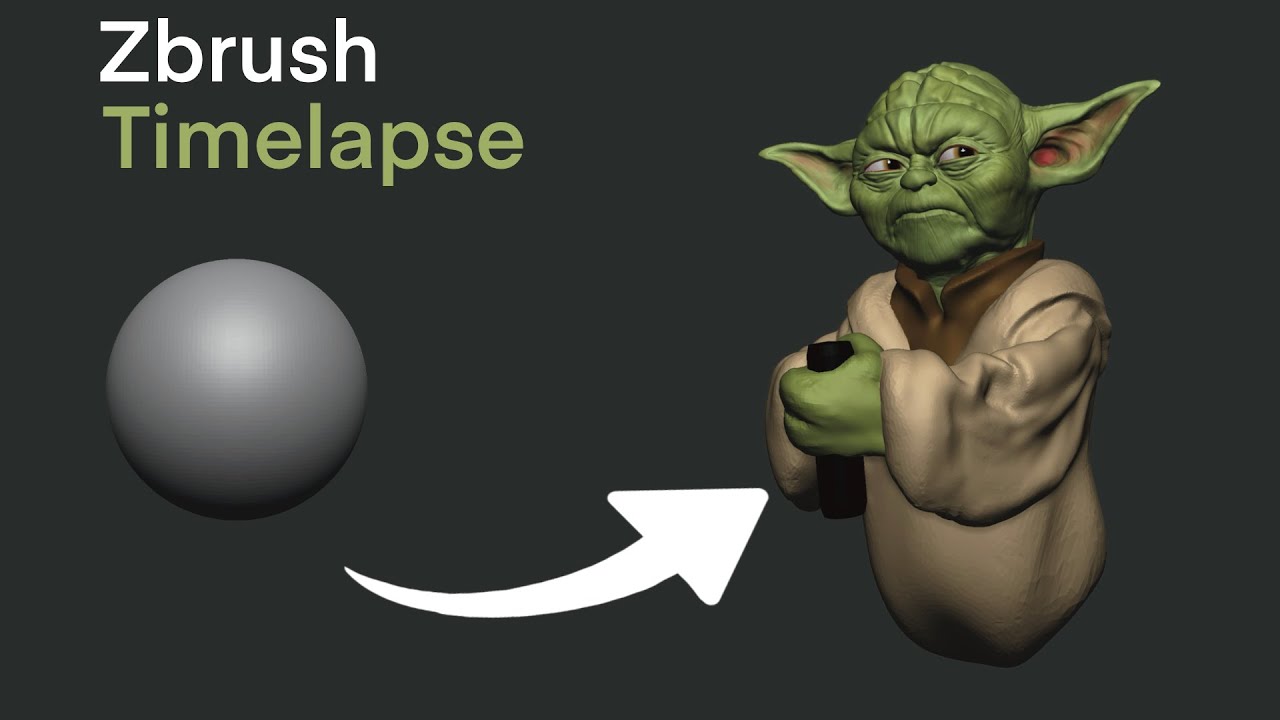 Creating Master Yoda in ZBrush | Digital Sculpting Timelapse