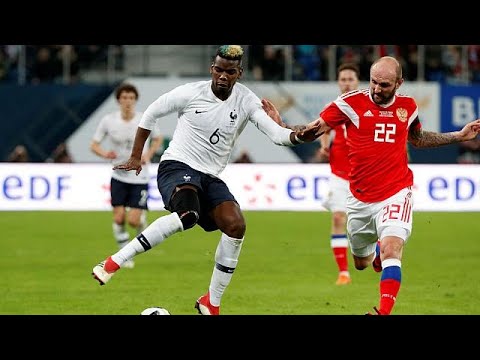 Football : des cris de singe lancés contre Dembélé et Pogba en Russie