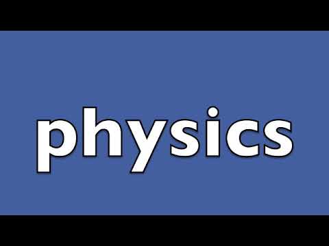How to pronounce physics