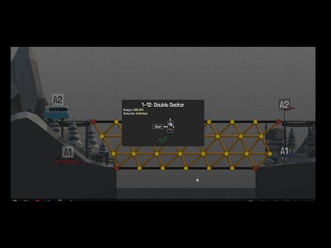 Steam Community :: Video :: Poly Bridge | 1-12: Double Decker