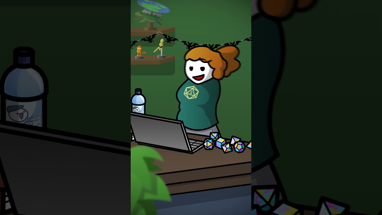 how do you ensure your dice roll well? #dnd #ttrpg #animation #funny #dndskit