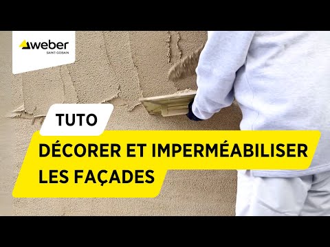 Comment réaliser un enduit monocouche projeté