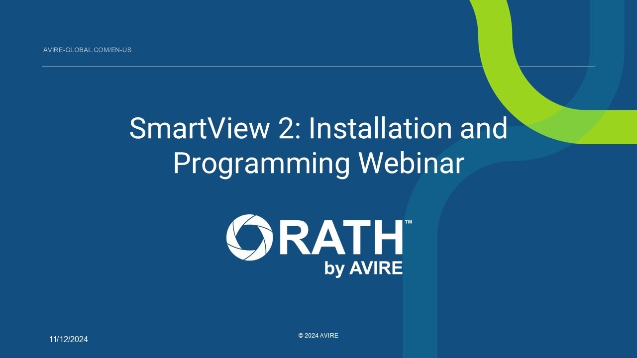 SmartView 2: Installation and Programming Webinar