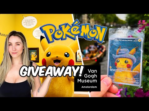 Launch Day Vlog of Pokemon x Van Gogh Museum #pokemon