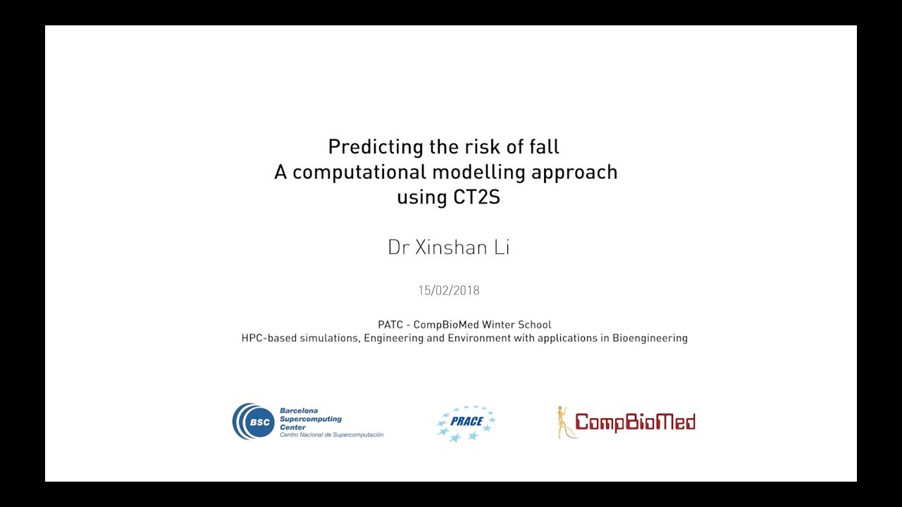 Predicting the risk of fall - A computational modelling approach using CT2S