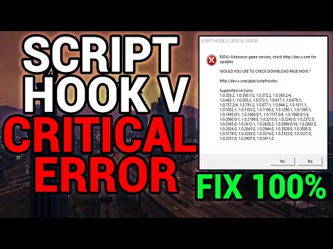 How to Fix Script Hook V Critical Error in GTA 5 (2025 Update) | Easy Step-by-Step Guide!