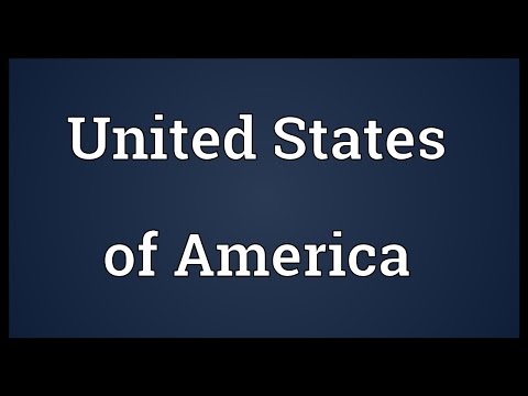 United States of America Meaning