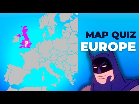 Countries of Europe Map Quiz