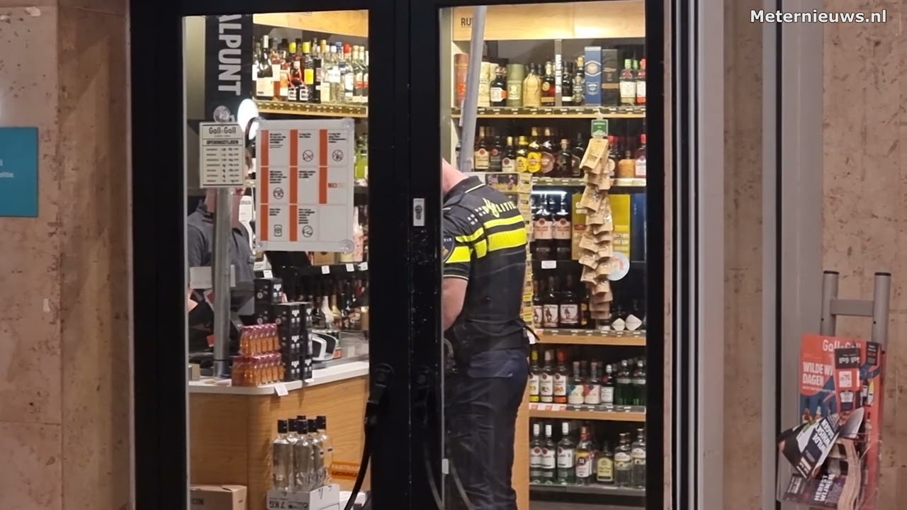 Overval op winkel in Groningen(Video)