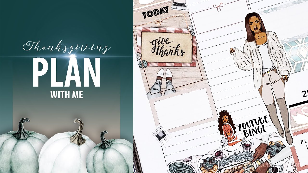 Thanksgiving Plan With Me | Everyday Weekly Planner