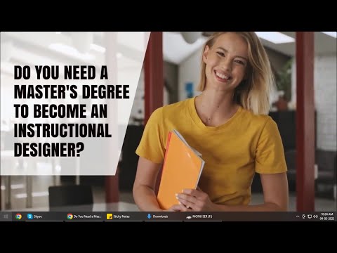 Do You Need a Master's Degree to Become an Instructional Designer