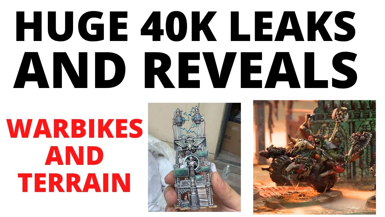 HUGE 40K Reveals! GW Just levelled Up Their Terrain and Ork Warbikers Unveiled!