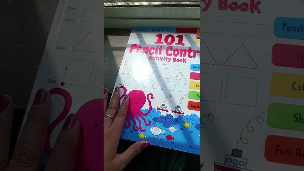 Amazon pencil control activity book #amazon #unboxing #review #amazonfinds #children #books #shorts