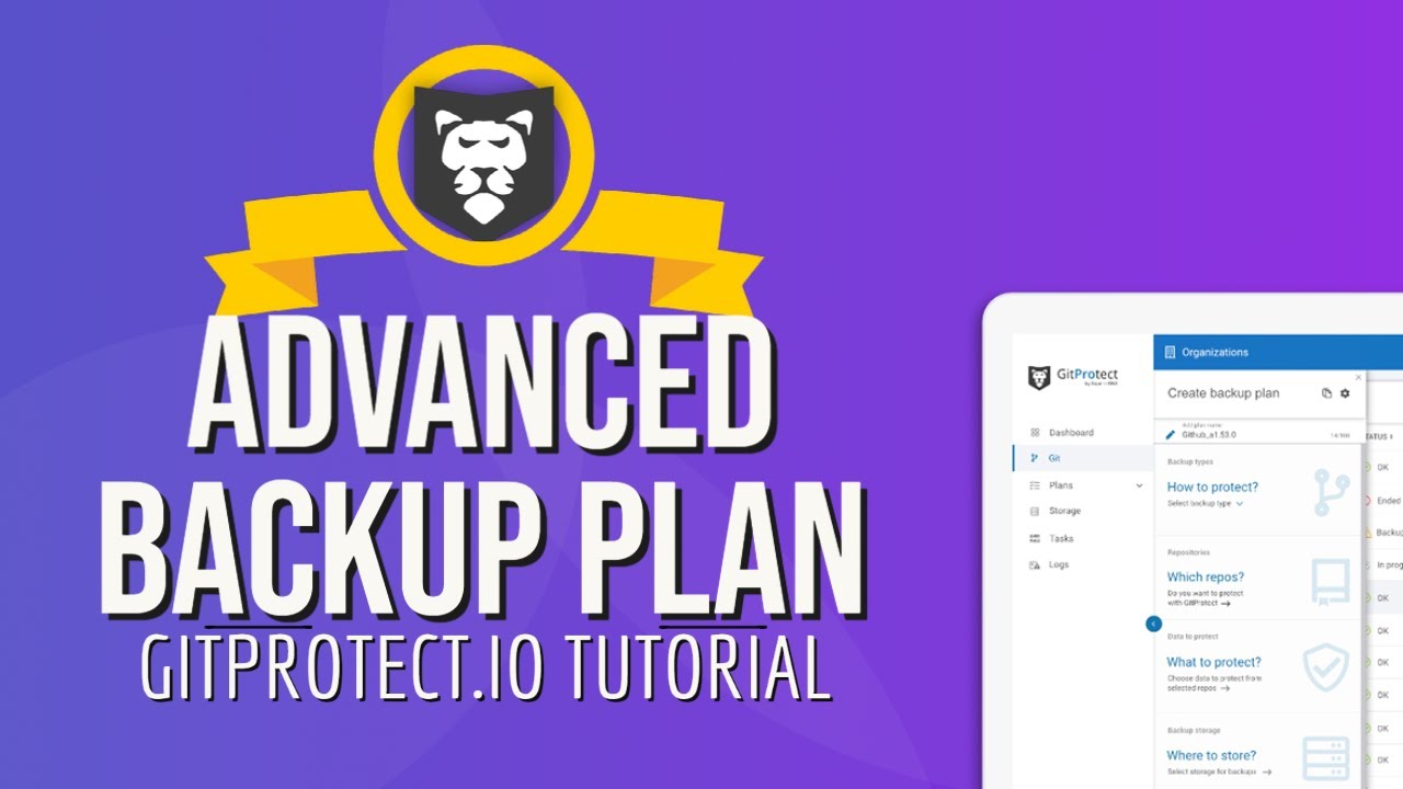 Advanced Settings For Backup Plan - GitProtect.io Tutorial - Git Repository Backup