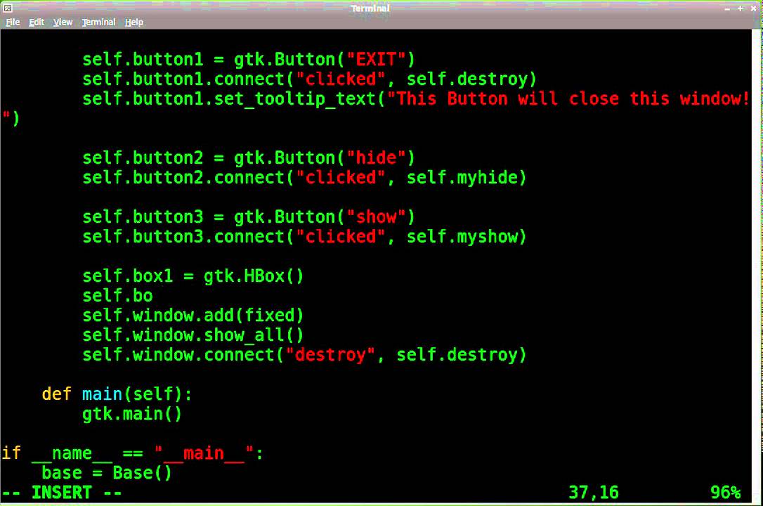 Python - GTK GUI - Tutorial #6 - Box Containers