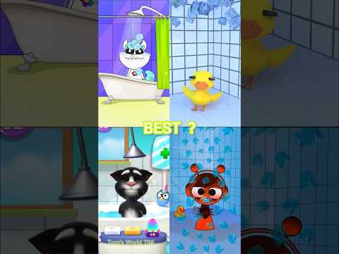 Tom's Shower Ar Too Cool 🥶 🤢 (Funny Animation) #shorts #funny #animation #talkingtom #comedy #cool