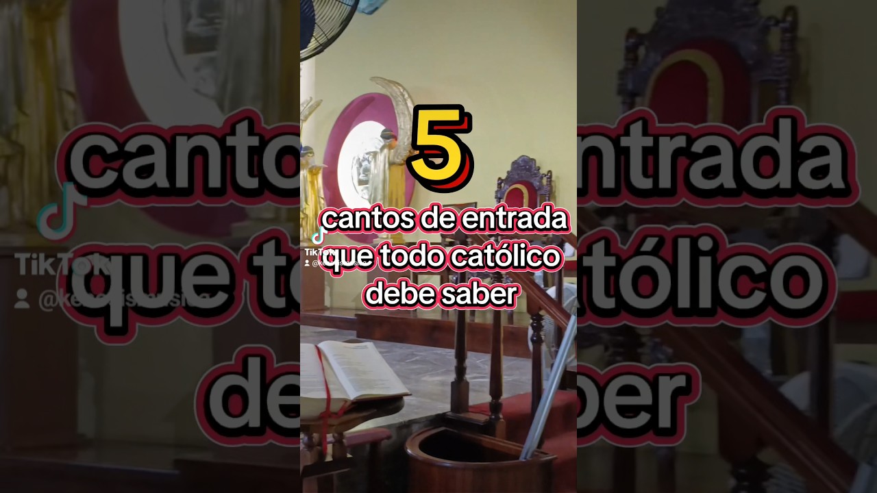 5 cantos de entrada para Misa #musica #coros #cantodeentrada #piano #coroscatólicos #fe