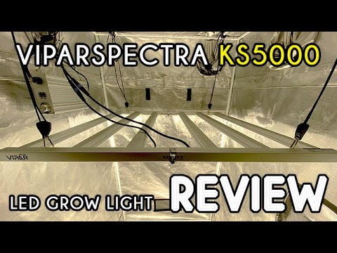 Viparspectra KS5000 LED Grow Light Review and PAR Testing | FIRST BAR LIGHT!
