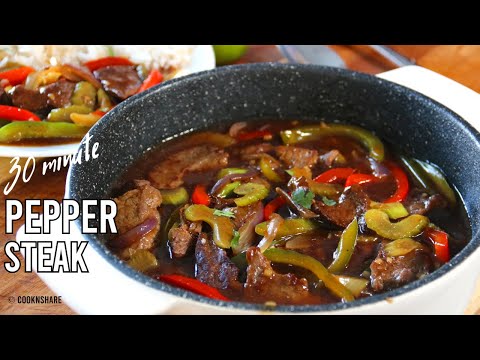Easy Pepper Steak Recipe in 25 Minutes π½