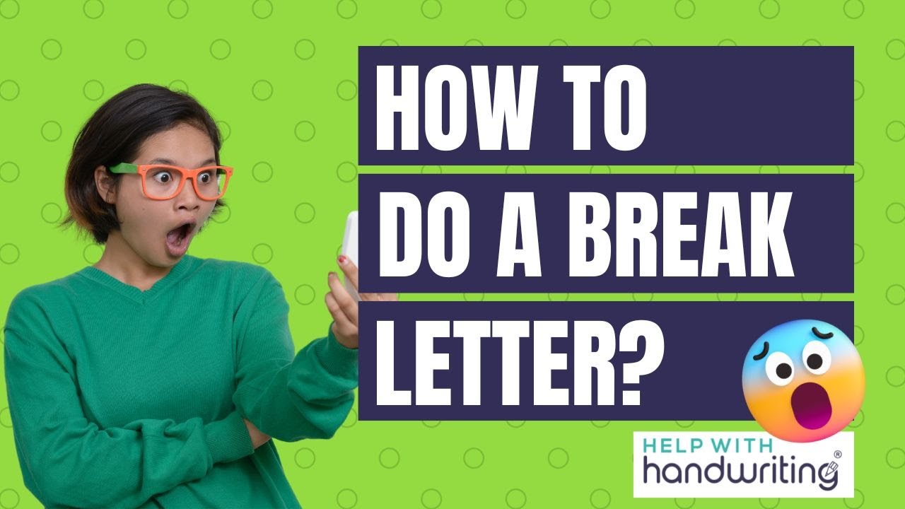 Tuesday Tutorials - Help With Handwriting