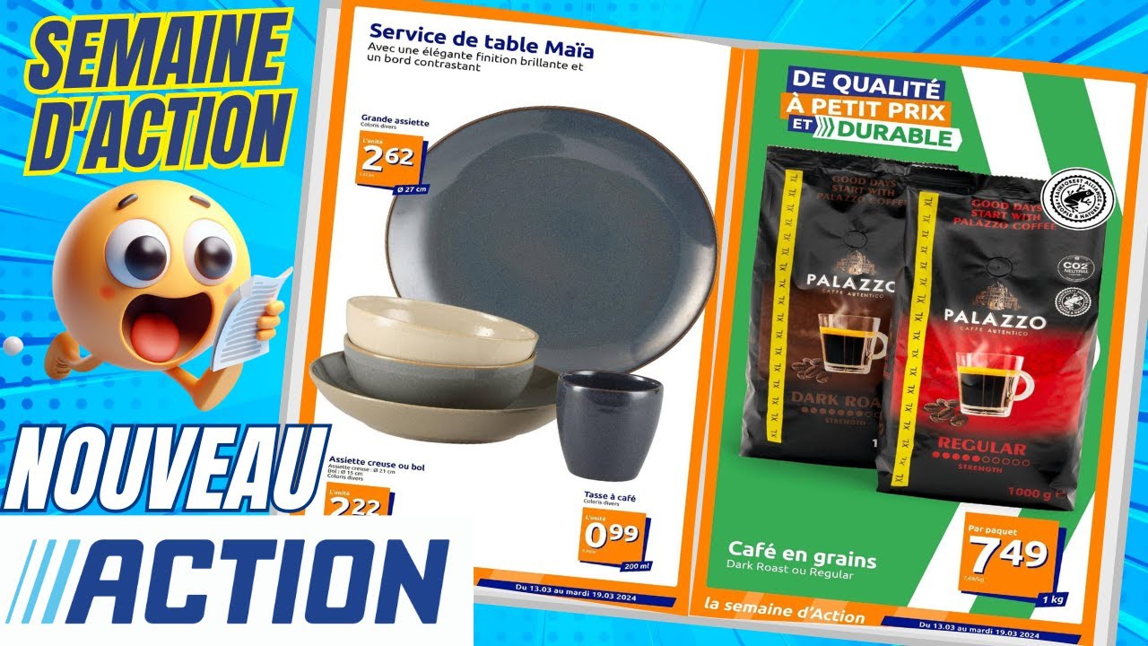 catalogue SEMAINE D'ACTION du 13 au 19 mars 2024 💝💛 Arrivage - FRANCE