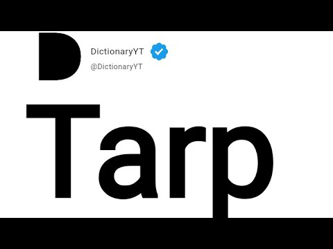 Tarp Meaning in English