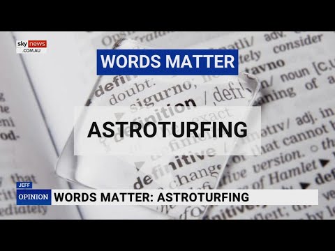 Words Matter with Kel Richards: The meaning behind 'astroturfing'