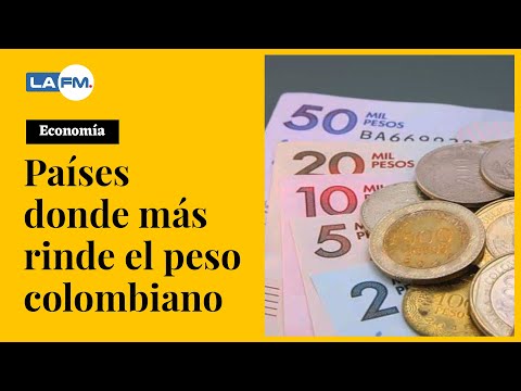 Países donde el peso colombiano rinde más