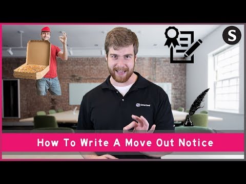 How To Write A Move Out Notice