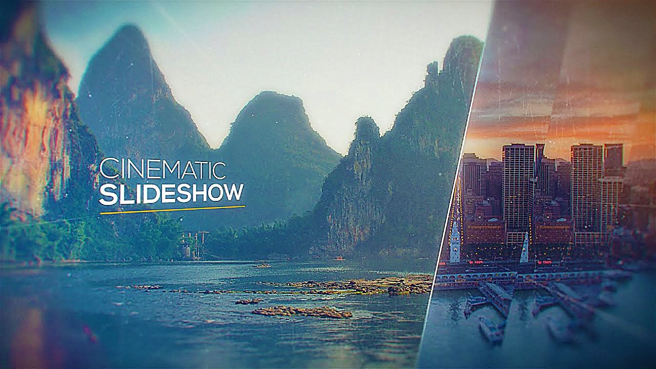 Inspired Cinematic Slideshow (After Effects Template)