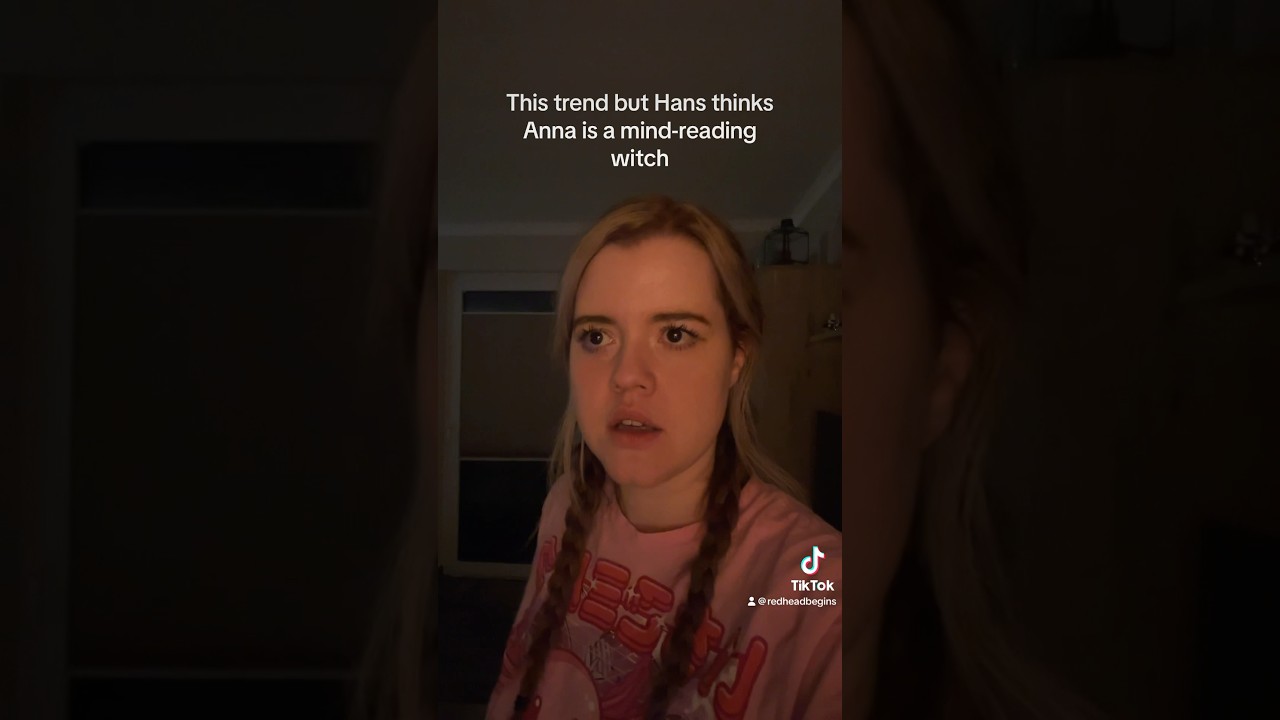 Frozen but Anna is a mind-reading witch #frozen #disney #parody #skit #comedy