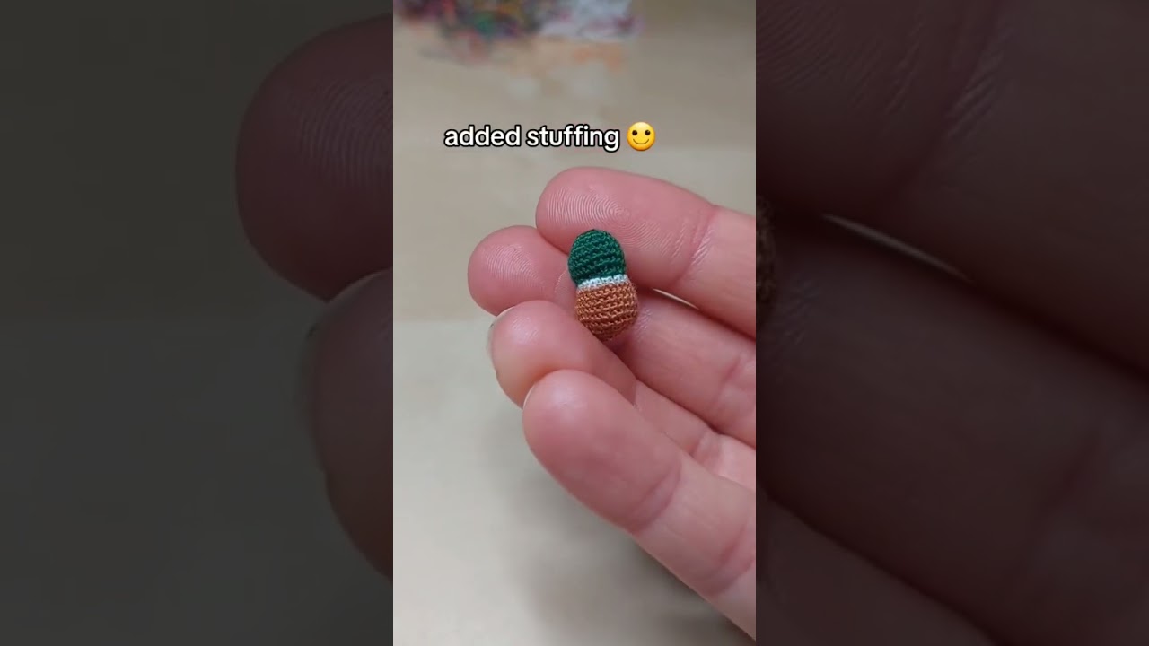 tiny crochet duck🦆 #duck