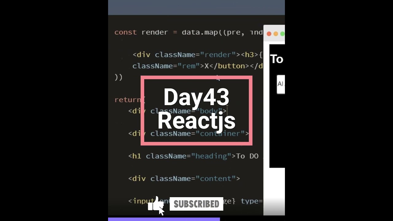 Well designed To DO App Reactjs #100daysofcode #reactjs #javascript #coding