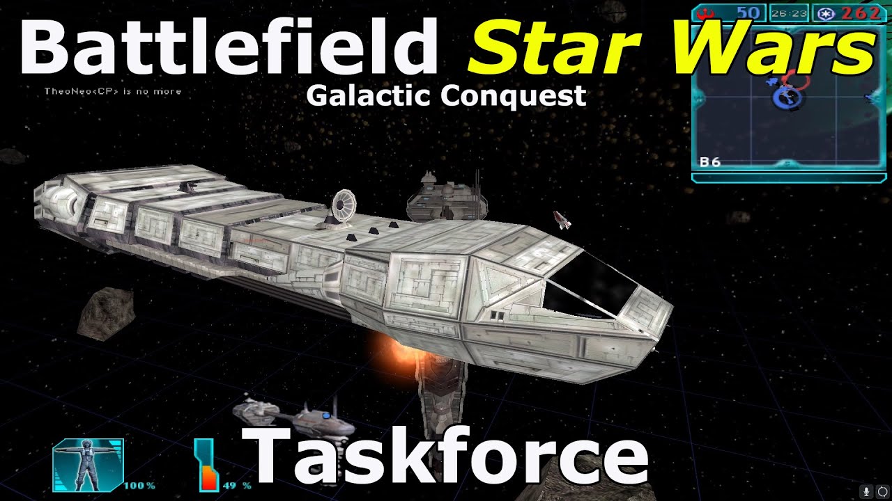 Battlefield Galactic Conquest Taskforce Multiplayer Gameplay