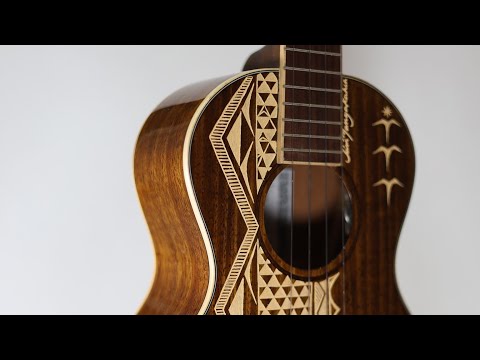 Hawaiian Genealogy engraved on a Koa Ukulele No.422