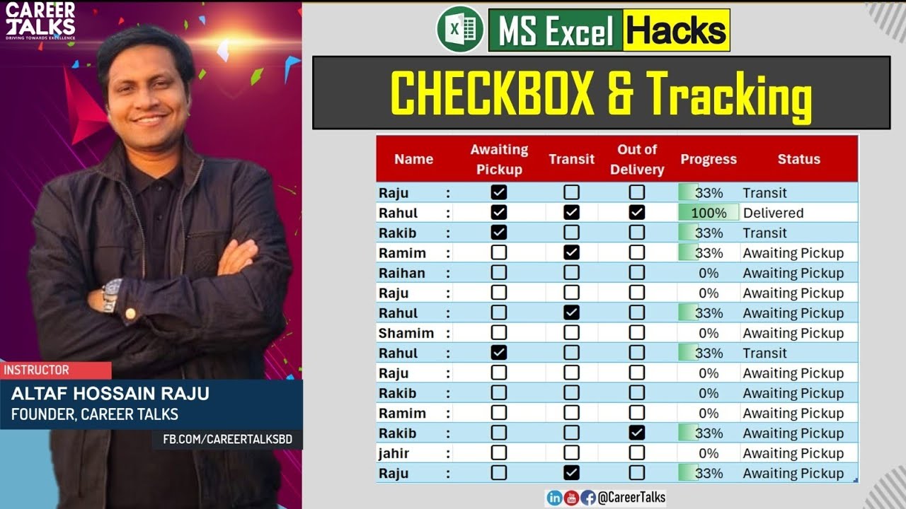 Track Work Hours in MS Excel: Easy Step-by-Step Guide | Smart Timesheet—Track Working Hrs, Overtime