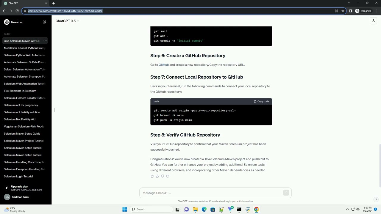 java selenium maven project github