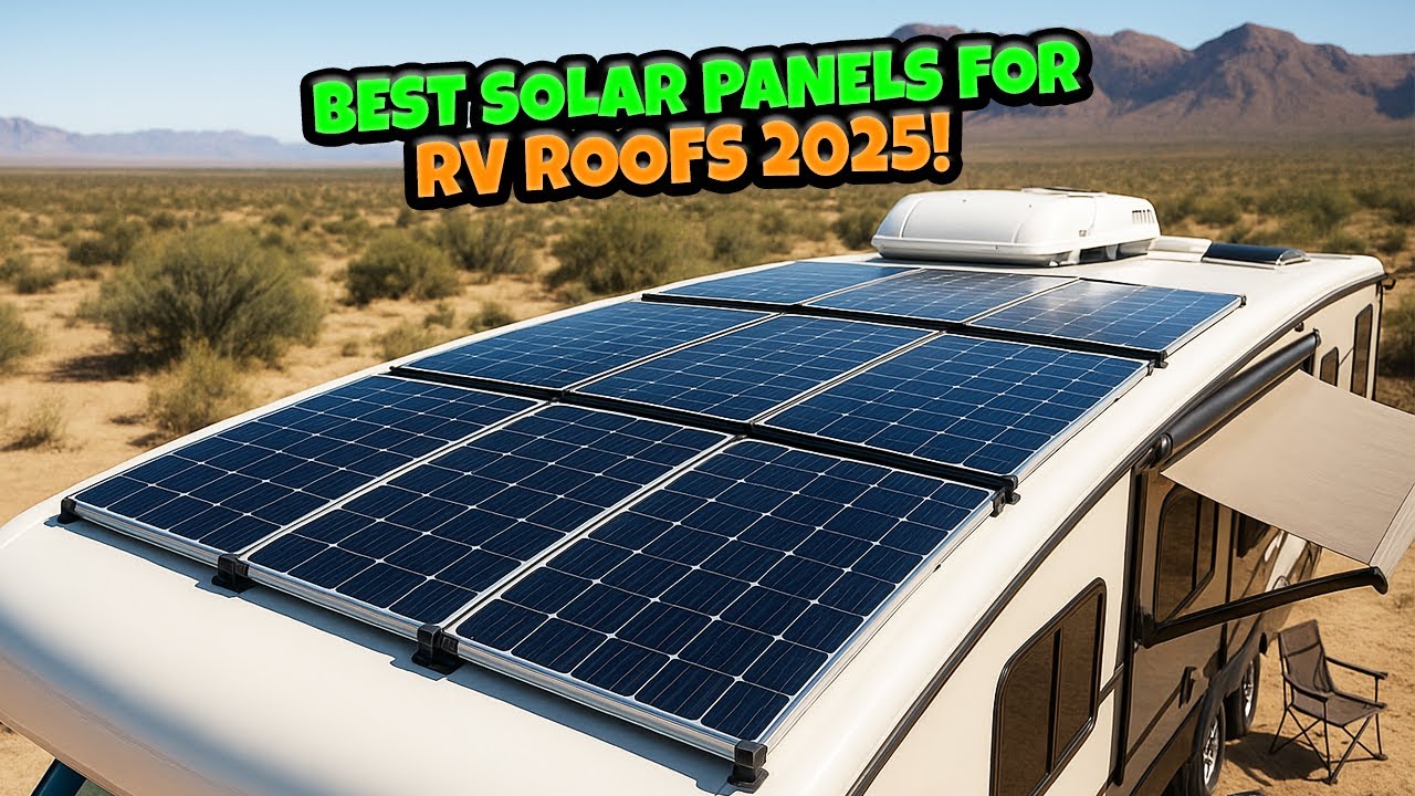 Top 5 Best Solar Panels For RV Roofs!🔥🔥