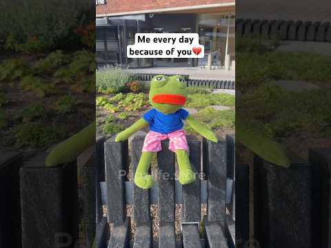 Me every day because of you 💔 this is literally me right now😔 #sad #sadness #frog #pepecoin #pepe
