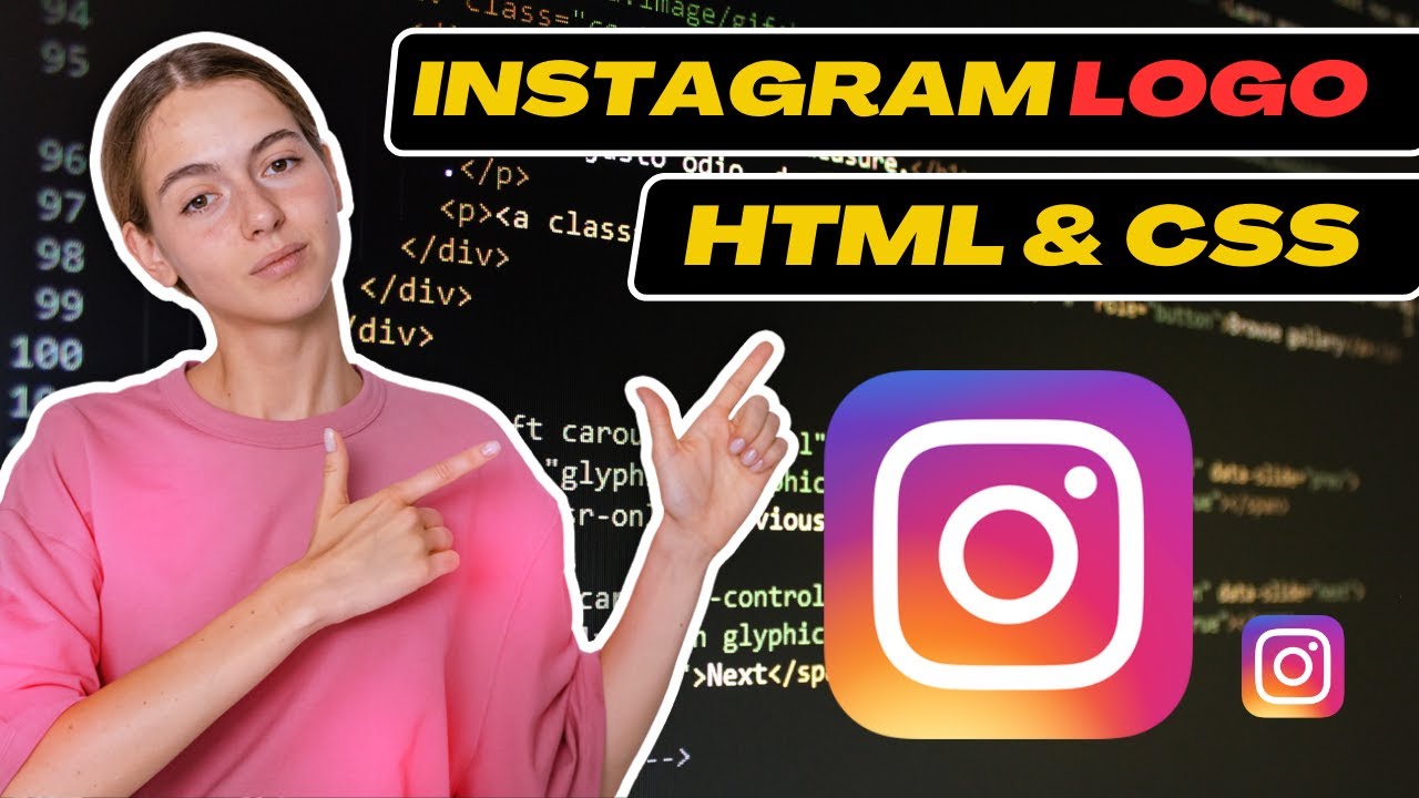 Instagram Logo using HTML & CSS tutorial | Web Development