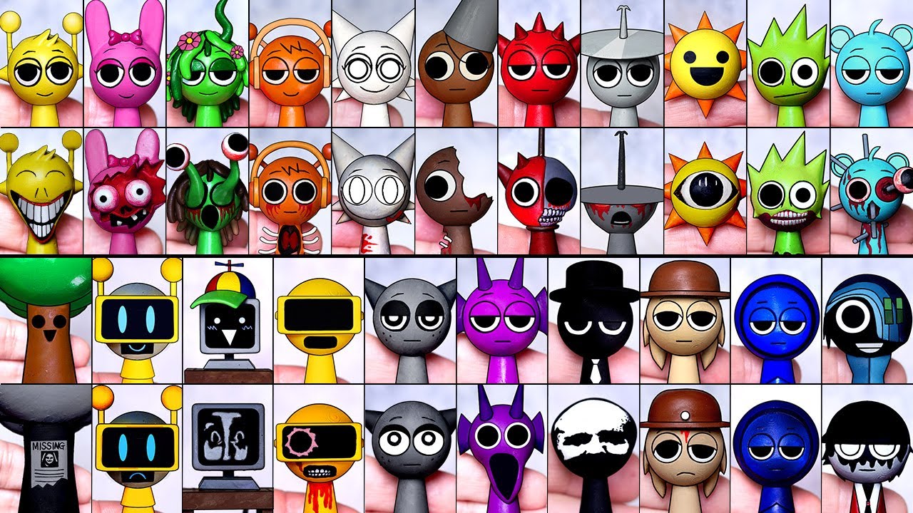 Making SPRUNKI All Sculptures Timelapse Compilation