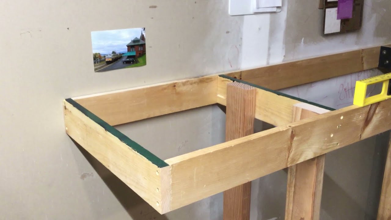 Building Benchwork for my New Layout (Time-Lapse +Helpful Tips!)