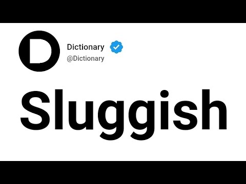 Sluggish Meaning In English