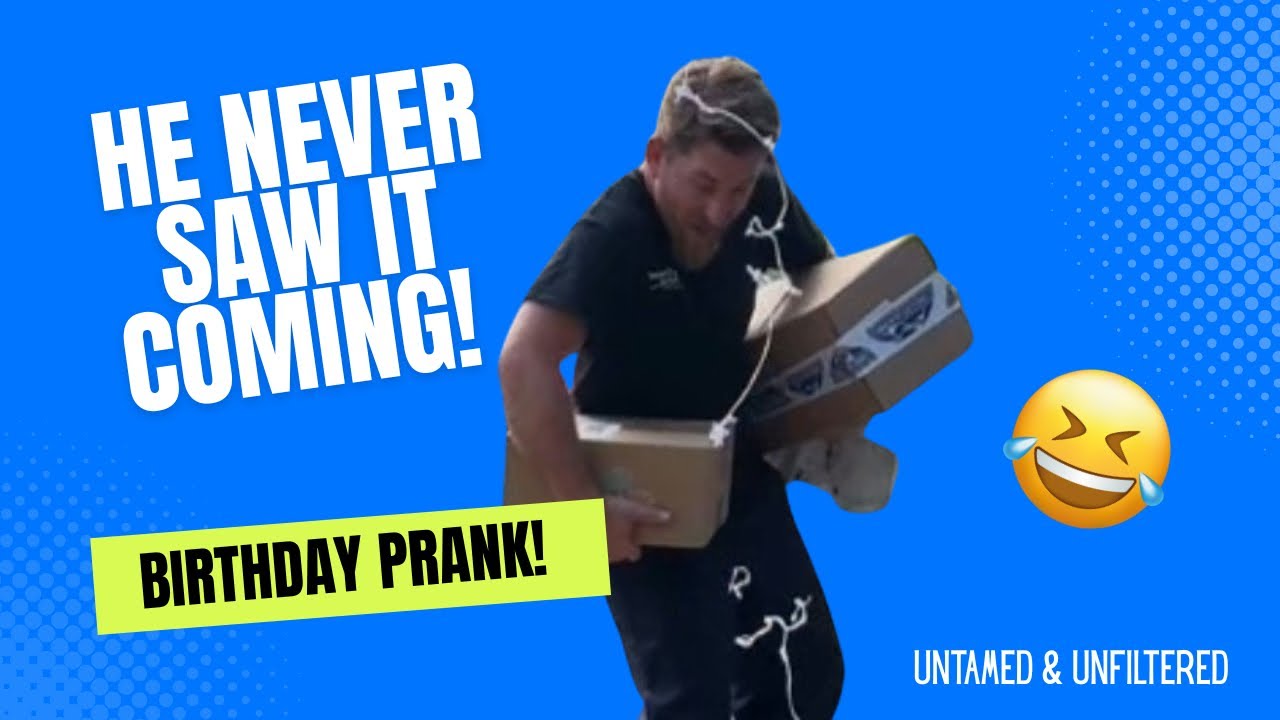 🎉 Silly String Sneak Attack on My Husband’s Birthday!
