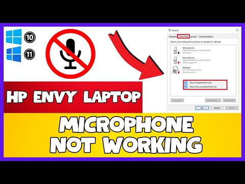 Microphone Is Not Working In Hp Envy Laptop {Latest}