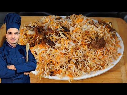 Hyderabadi Dum Biryani Recipe|World Famous Hyderabadi Biryani|Beef Biryani Chef M Afzal|