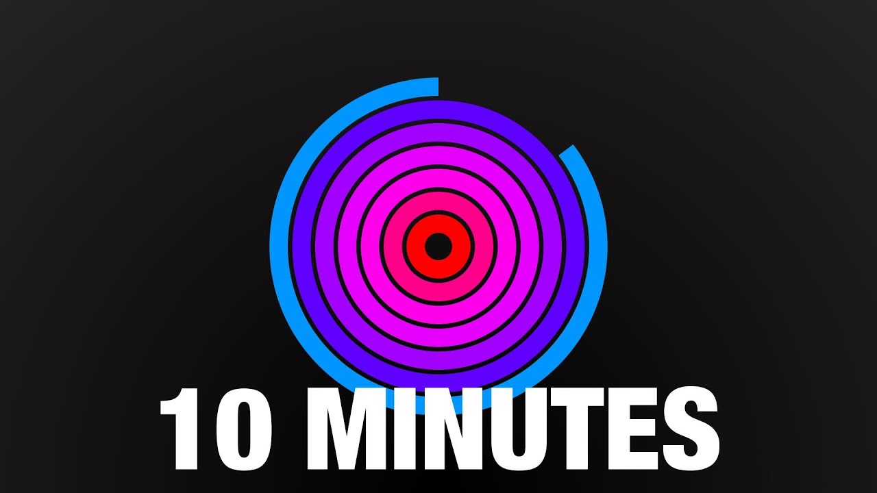 10 Minute Countdown Radial Timer with Beeps