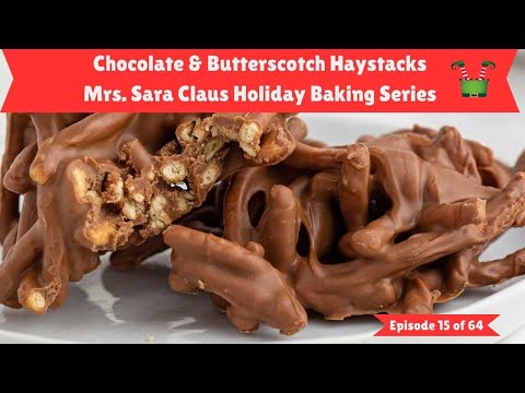 Chocolate Haystacks - My FAVORITE Christmas Cookie (4 Ingredients, No Bake) | Sweet Tooth Sara